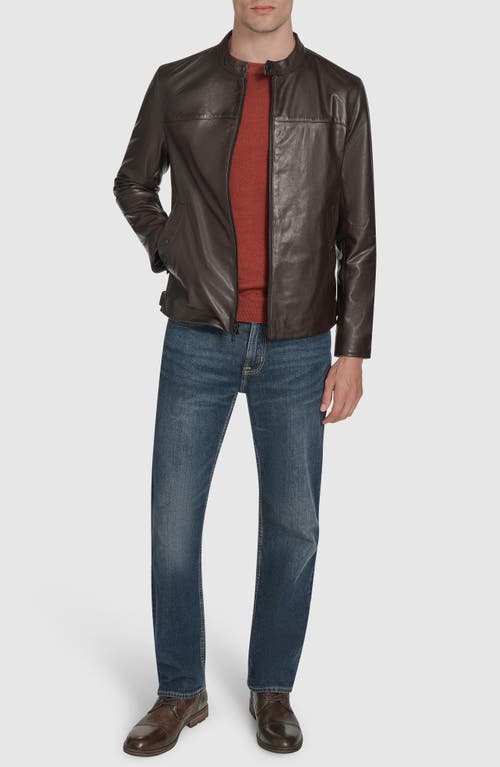 ANDREW MARC Andrew Marc Leather Racer Jacket